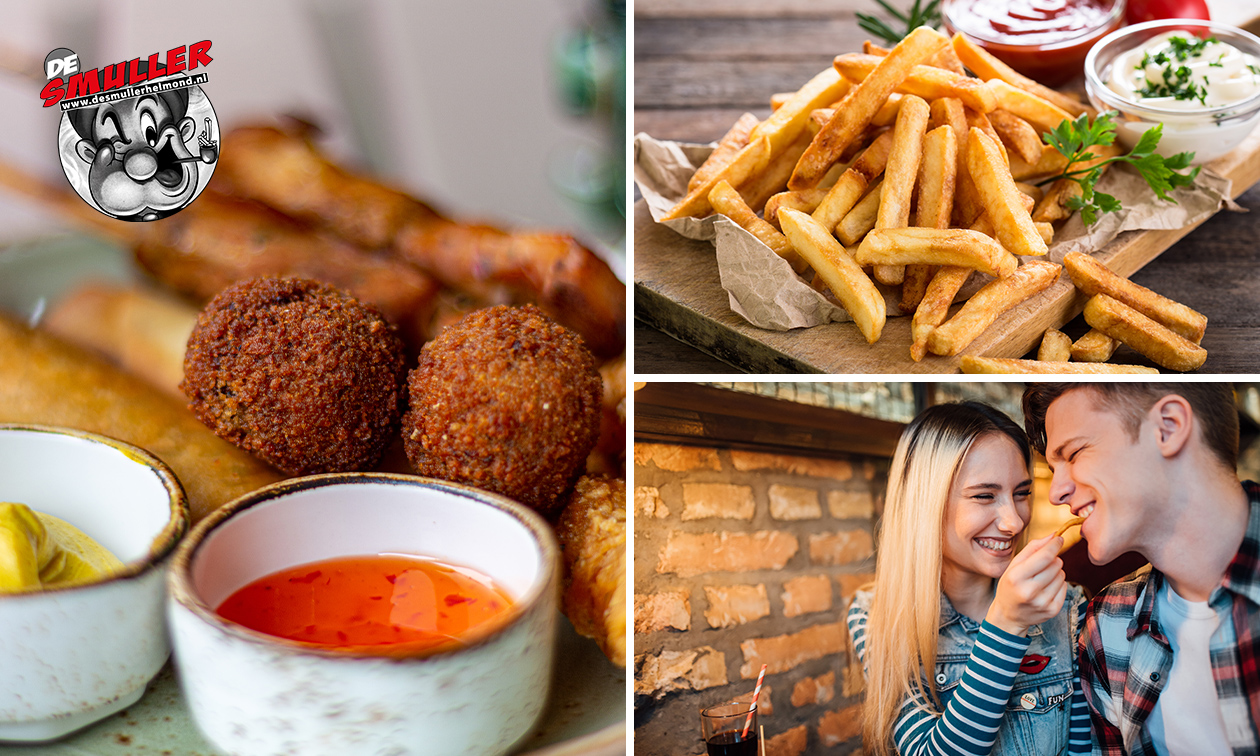De Smuller, High friet met onbeperkt friet, minisnacks en meer ...