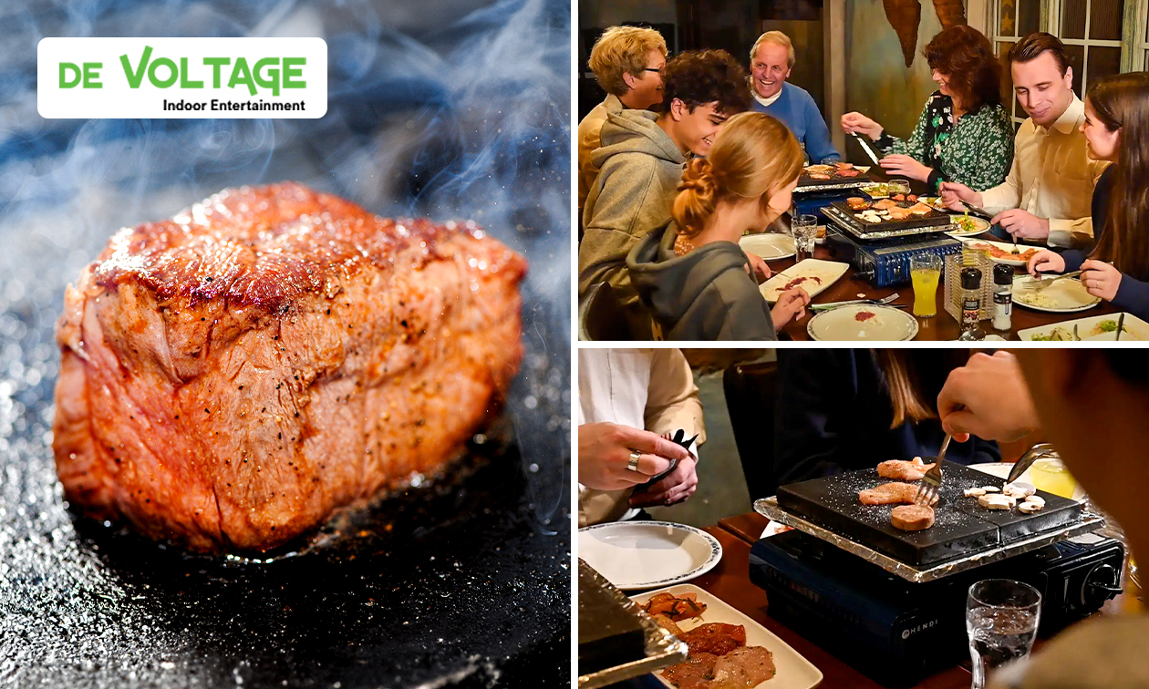 De Voltage Indoor Entertainment, Steengrillen bij De Voltage Indoor Entertainment bespaar 30% in ...