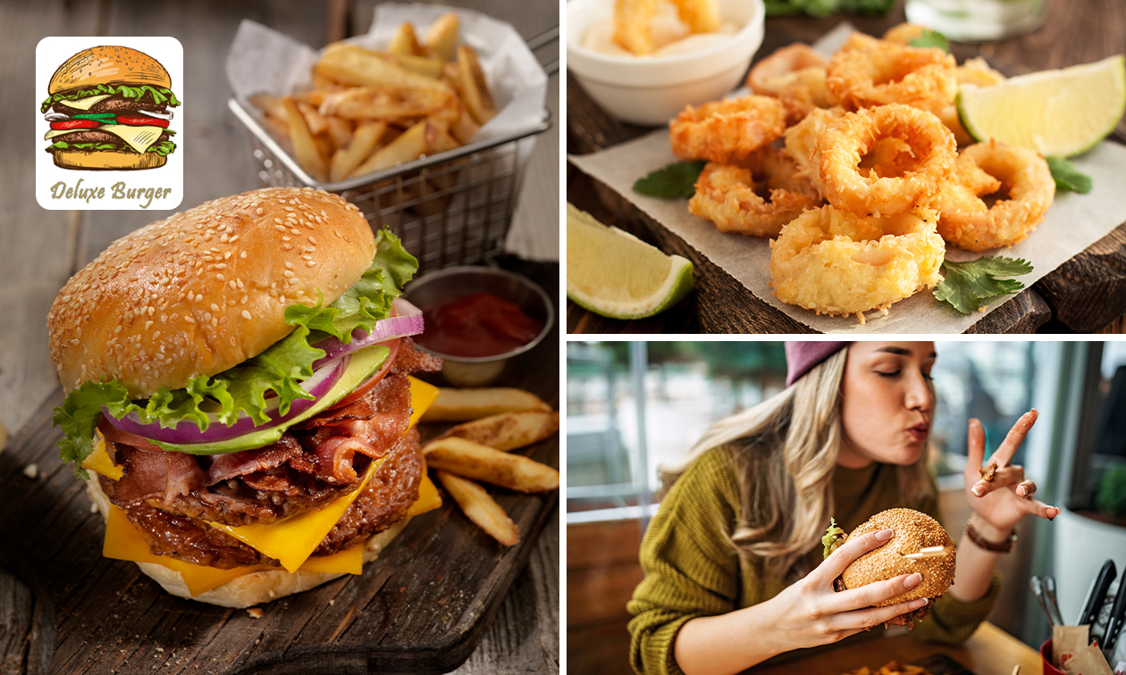 Deluxe Burger Dendermonde, 3-gangen hamburgerdiner bespaar 43% in Aalst ...