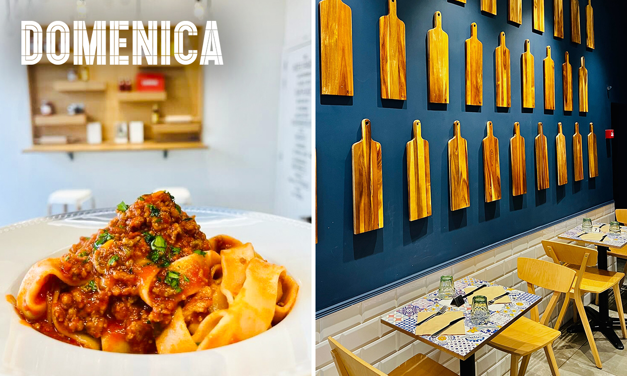 Domenica Pasta fresca & Ristorante, 3-gangenlunch- of 2-gangenlunch of ...