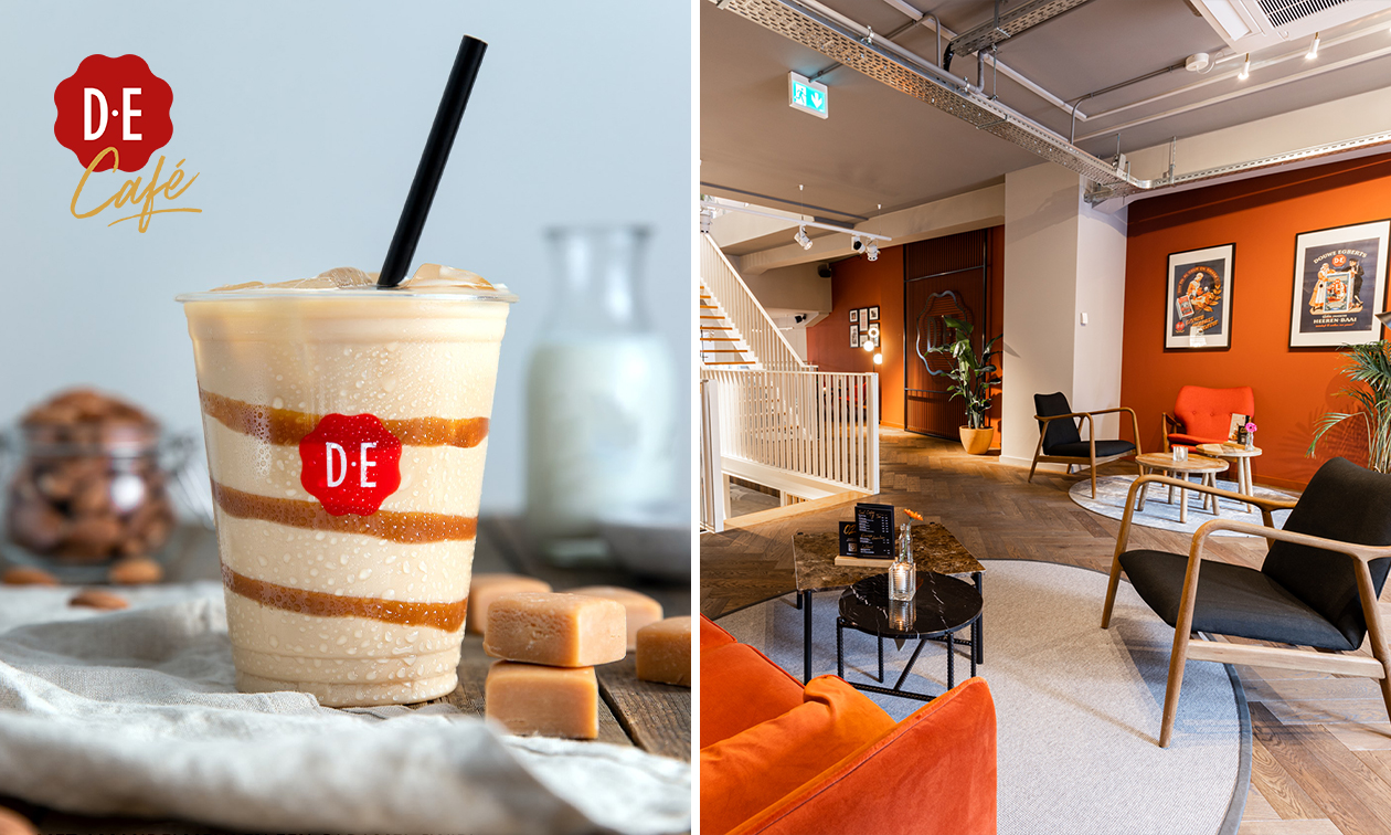 Douwe Egberts Café, Medium koffie + gebak met slagroom bij Douwe Egberts Café bespaar 37% in ...