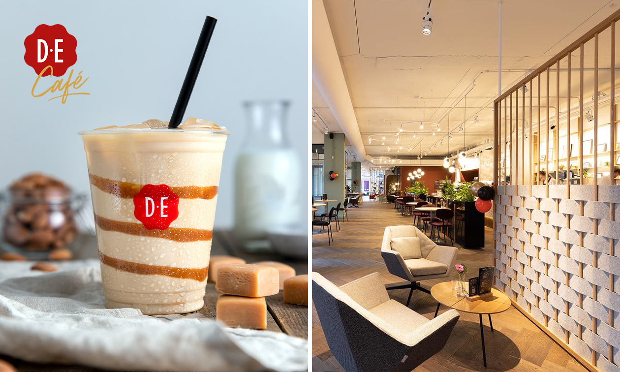 Douwe Egberts Café, 2 iced coffees of iced teas (340 ml) to go bij ...