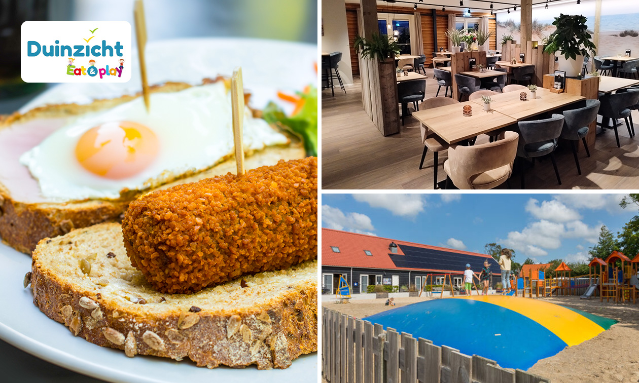 Duinzicht Eat & Play, 12-uurtje vlees of vegetarisch bespaar 46% in ...