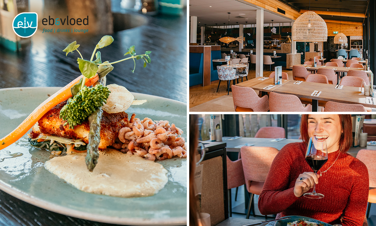 Eb & Vloed, 3-gangendiner à la carte bij Eb & Vloed bespaar 30% in ...