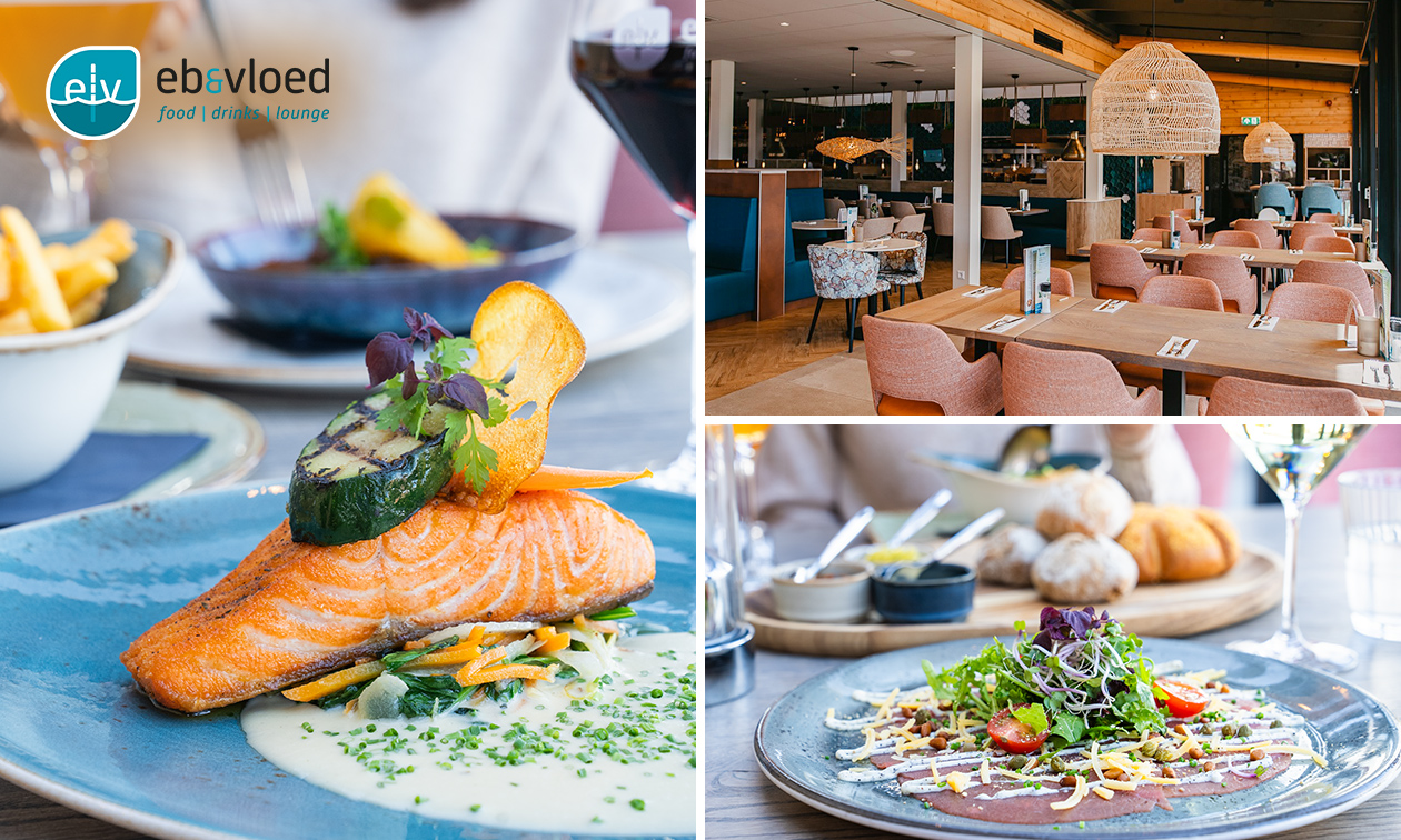 Eb & Vloed, 3-gangendiner à la carte bij Eb & Vloed bespaar 28% in ...