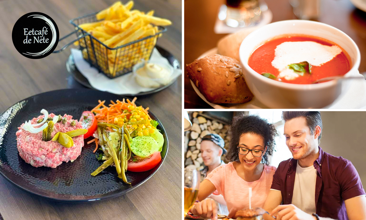 Eetcafé De Nete, 2-gangenlunch of -diner à la carte bespaar 34% in ...