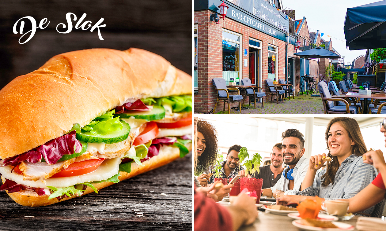 Eetcafe de Slok, 2-gangenlunch Spare 47% in Amersfoort mit Uit eten in de buurt