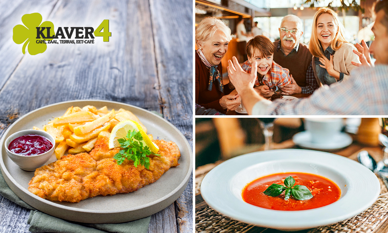 Klaver 4, 2- of 3-gangen keuzediner : épargnez 29% à Parkstad avec Uit ...