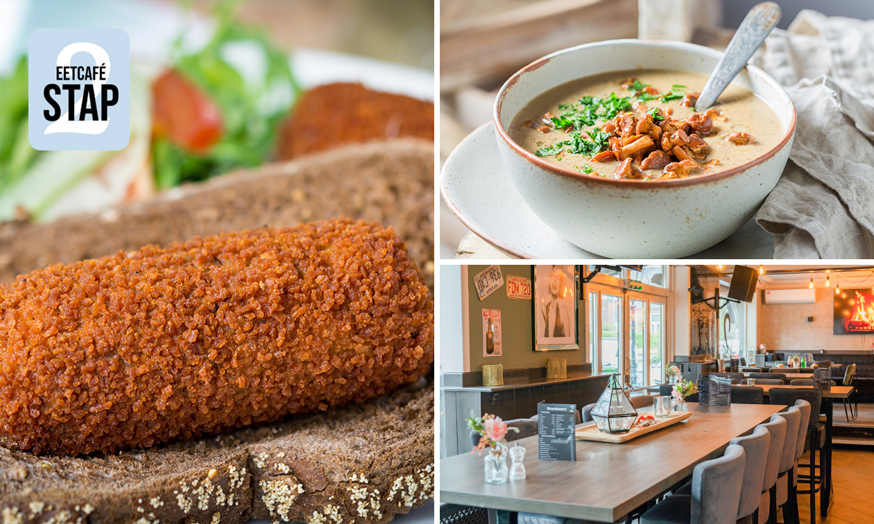 Eetcafé Stap 2, 2-gangen keuzelunch bij Eetcafé Stap 2 bespaar 43% in ...