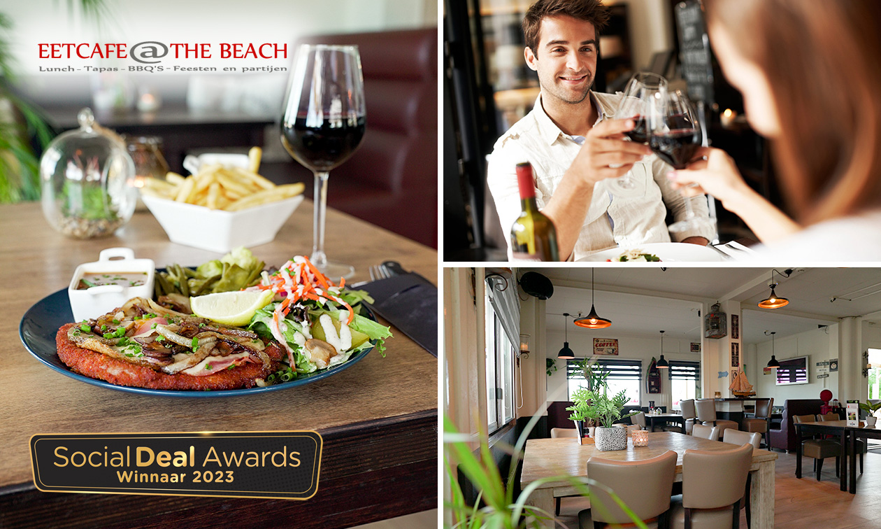 Eetcafé @ the Beach, 2- of 3-gangendiner à la carte bij Eetcafé @ the Beach bespaar 42% in ...
