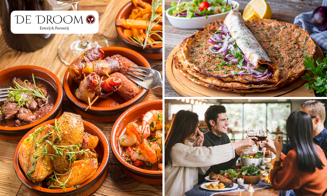 Eeterij & Feesterij De Droom, 5-gangen tapasdiner bij Eeterij & Feesterij De Droom save 38% in ...