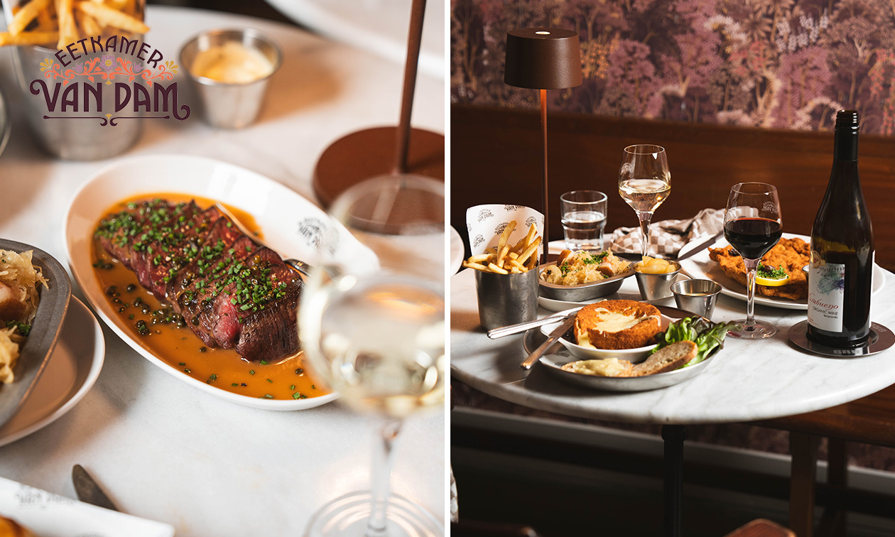 Eetkamer van Dam, 3-gangendiner à la carte bij Eetkamer van Dam in ...