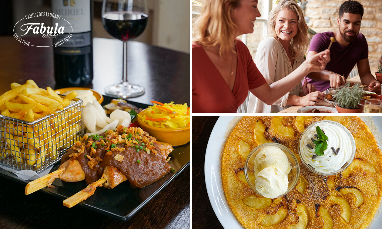 Familierestaurant Fabula, Pannenkoeken- of regulier 3-gangendiner bij ...