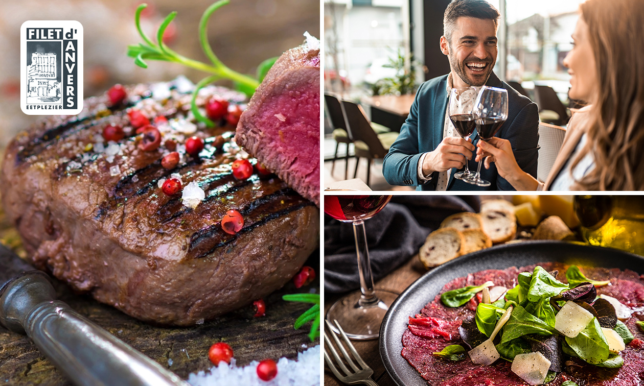 Filet d'Anvers, 3-gangendiner à la carte in hartje Antwerpen bespaar 46 ...