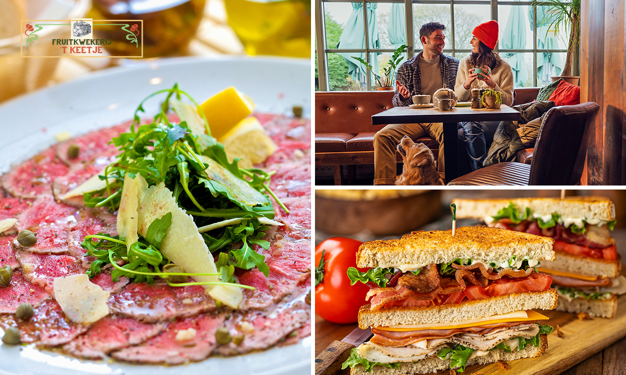 Fruitkwekerij 't Keetje, 2-gangen keuzelunch in landelijke omgeving ...