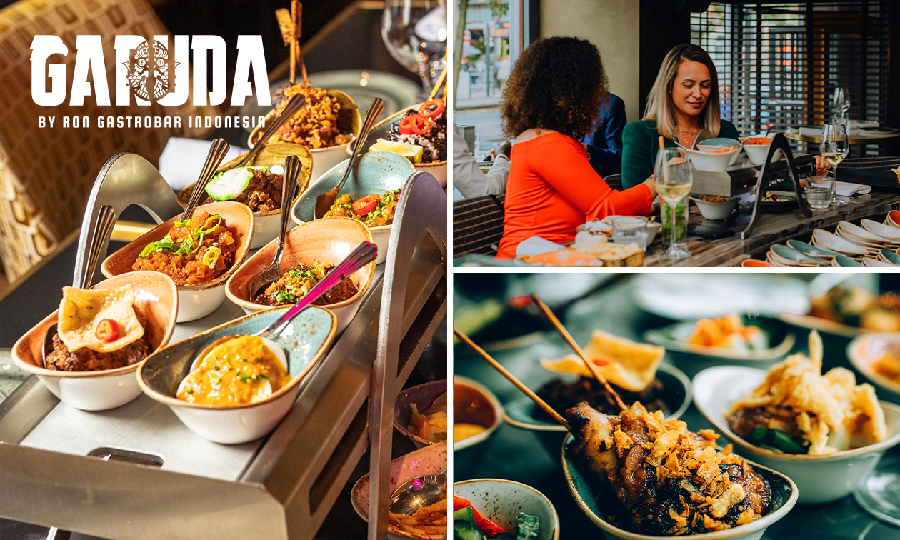 Garuda by Ron Gastrobar Indonesia, Indonesische rijsttafel + dessert ...