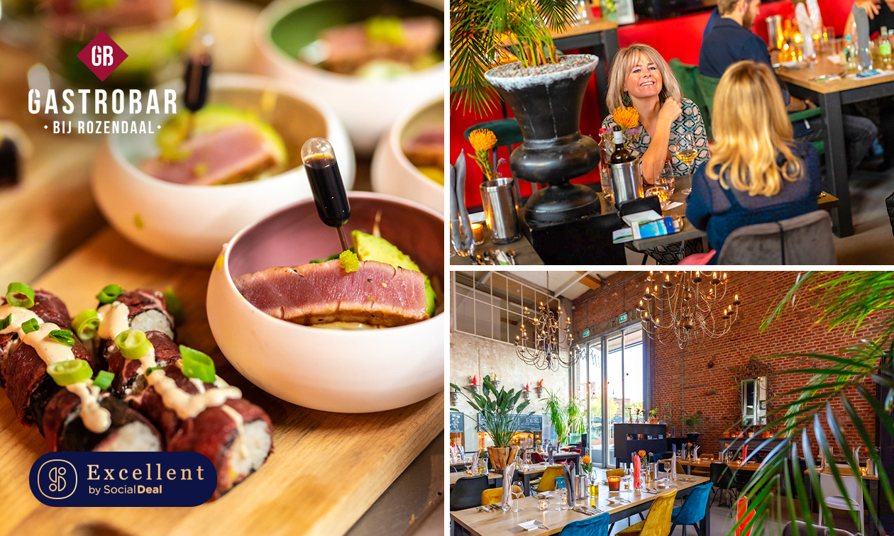 Gastrobar Bij Rozendaal, 7-gangen amusediner van de chef + brood vooraf ...