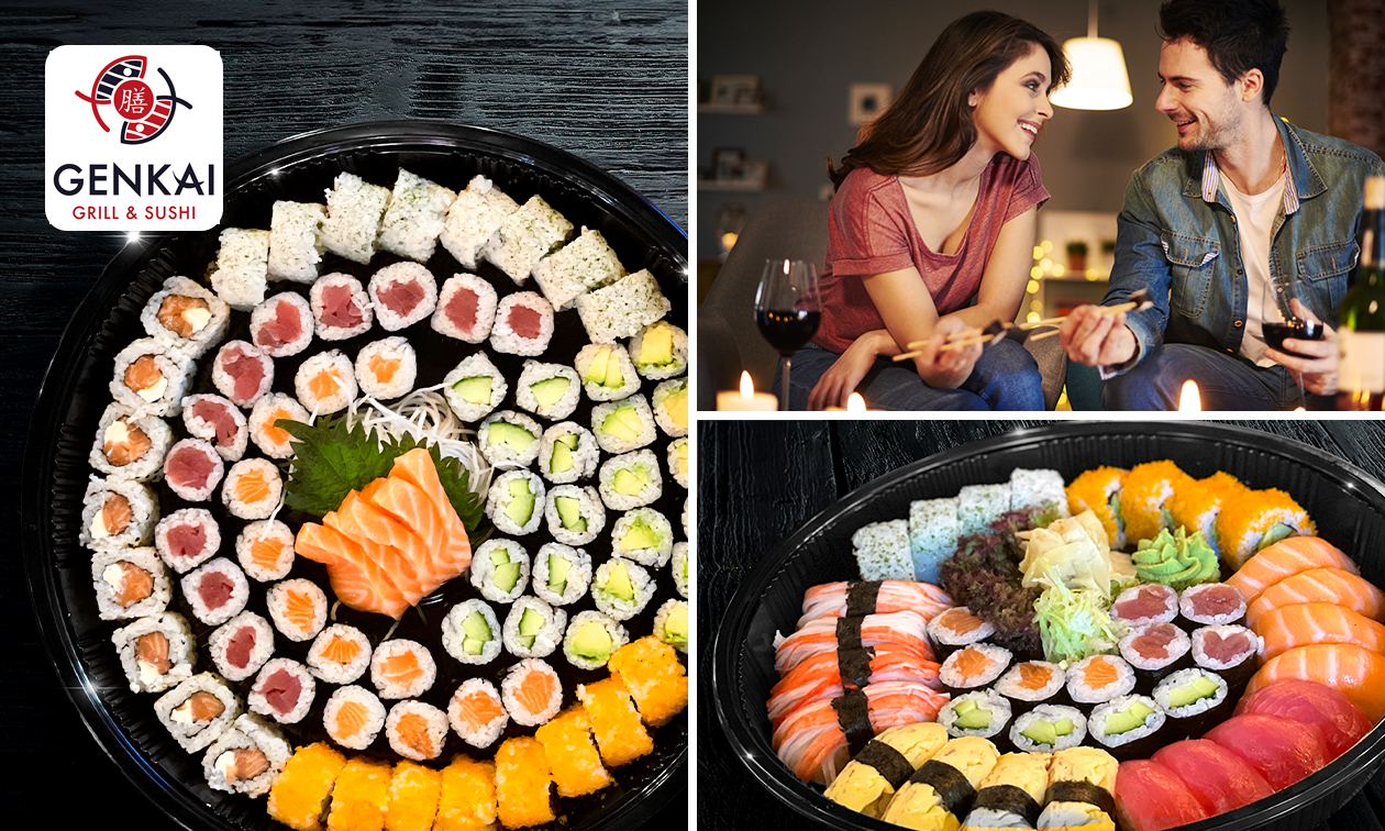 Genkai House of Sushi & Grill, Sushiboot voor 2 (16 stuks p.p.) bij ...