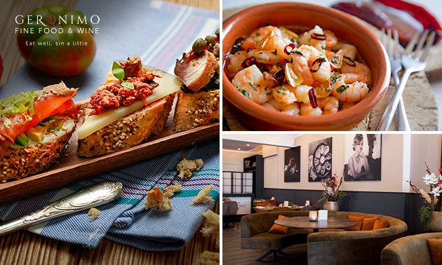 Geronimo Fine Food & Wine, Spaanse lunchproeverij bij Geronimo bespaar ...