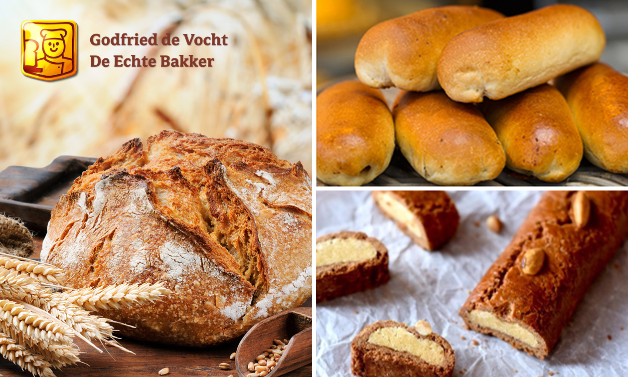 Godfried de Vocht De Echte Bakker, Roomboter-speculaasstaaf + 6 zachte ...