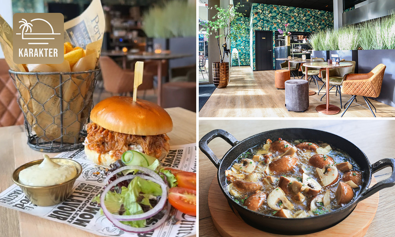 Grand Café Karakter Veenendaal, 3-gangendiner à la carte bespaar 42% in ...