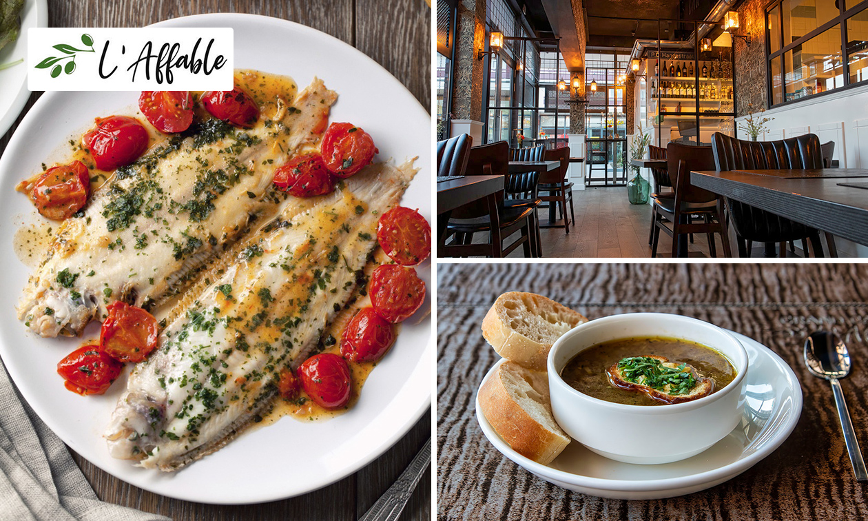 Grand Café L'Affable, 3-gangen keuzediner bij Grand Café L'Affable ...