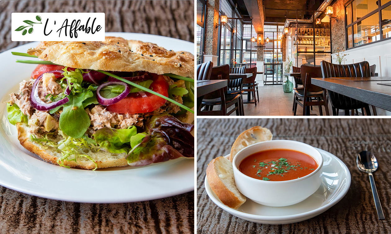 Grand Café L'Affable, 2-gangen keuzelunch bij Grand Café L'Affable ...