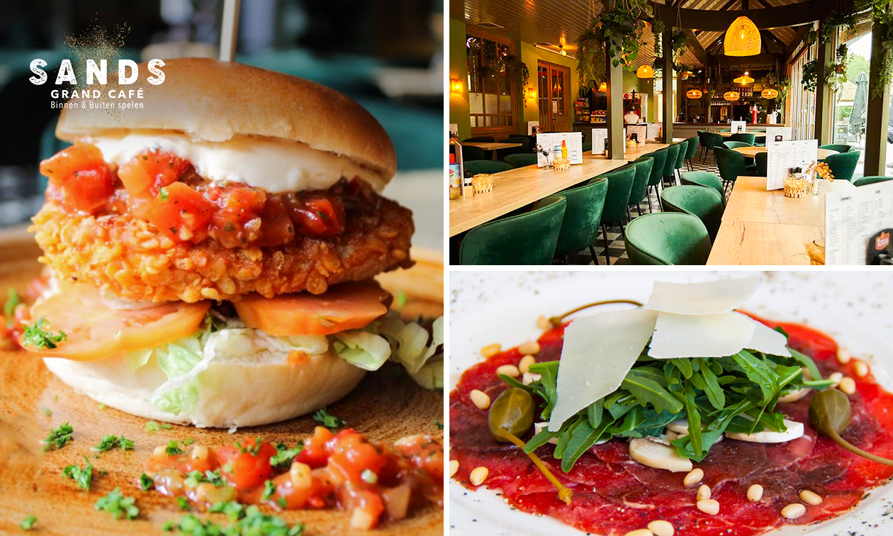 Grand Café Sands, 3-gangen keuzediner bespaar 35% in Tilburg via Uit ...