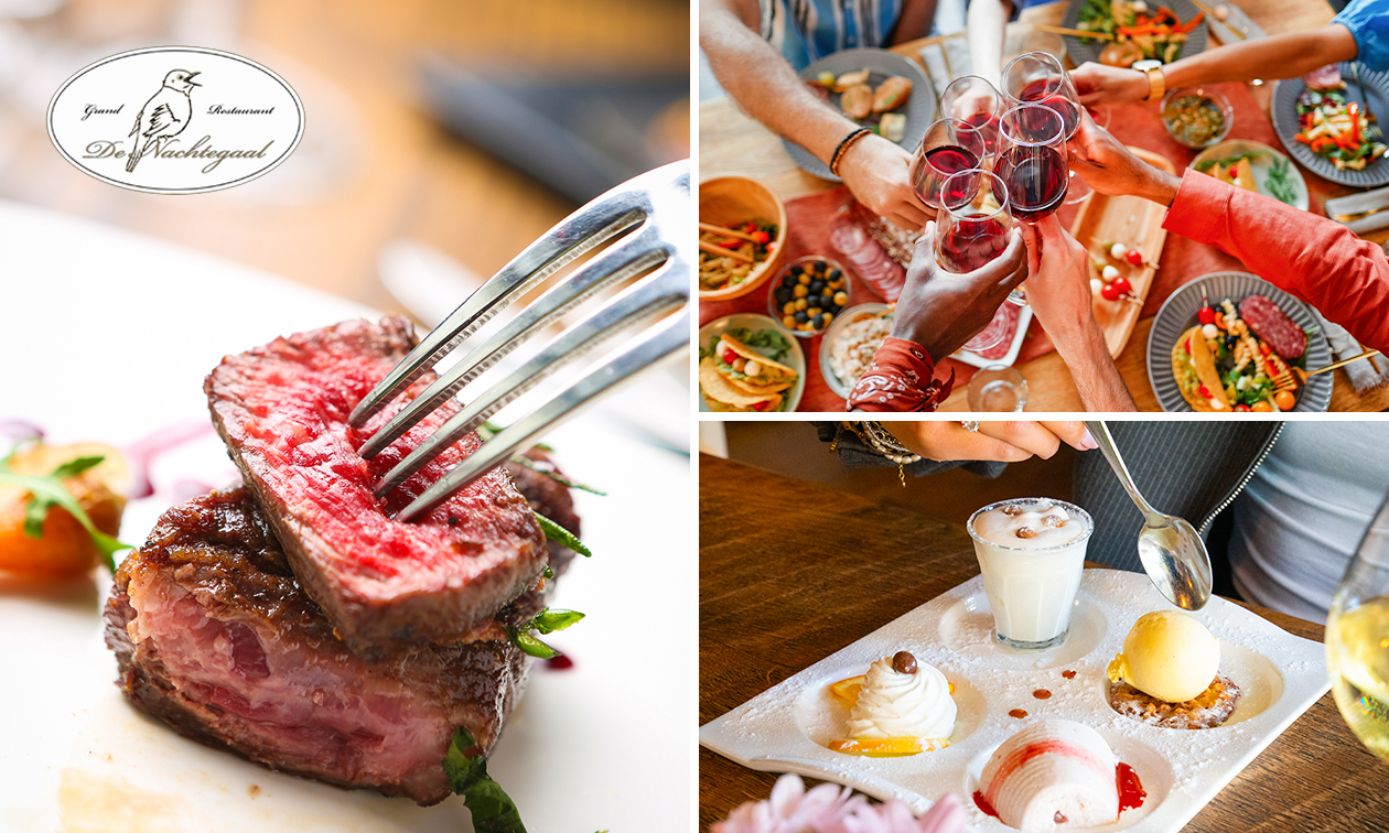 Grand Restaurant De Nachtegaal, 7-gangen tapasdiner bij De Nachtegaal ...