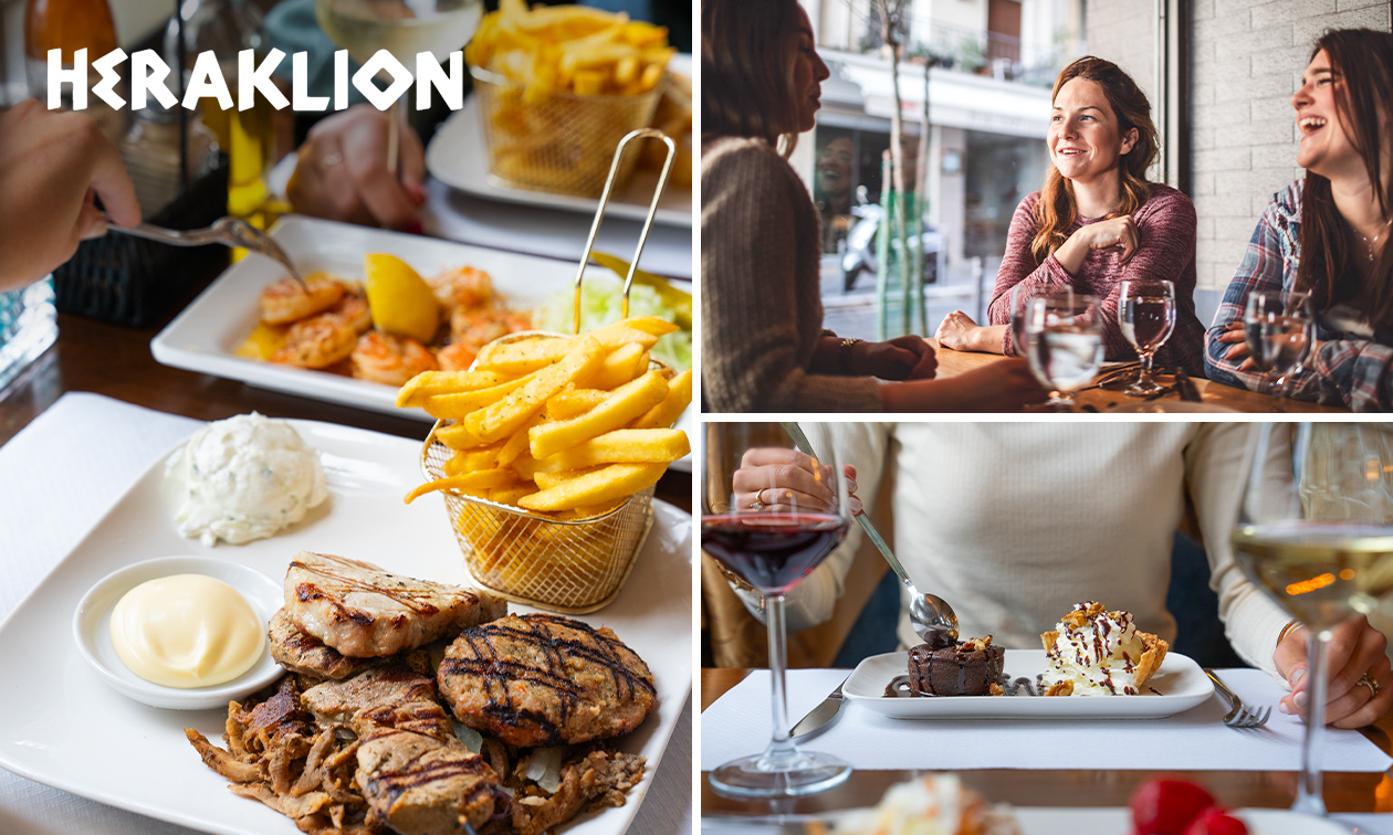 Grieks Restaurant Heraklion, Grieks 3-gangen keuzediner bespaar 32% in ...
