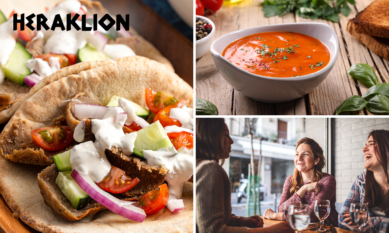 Grieks Restaurant Heraklion, 2-gangen keuzelunch bij Grieks Restaurant ...