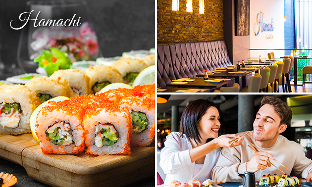 Hamachi, All-You-Can-Eat-diner (2,5 uur) + cocktail save 21% in Noord ...