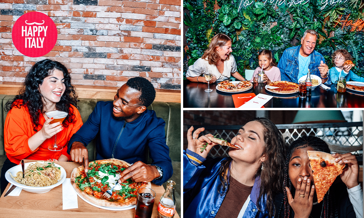 Happy Italy Amsterdam, 2-gangen keuzediner in Amsterdam : épargnez 21% ...