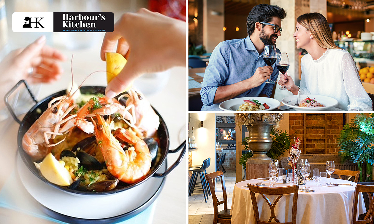 Harbour's Kitchen, 2- of 3-gangendiner bij Harbour's Kitchen bespaar 45 ...