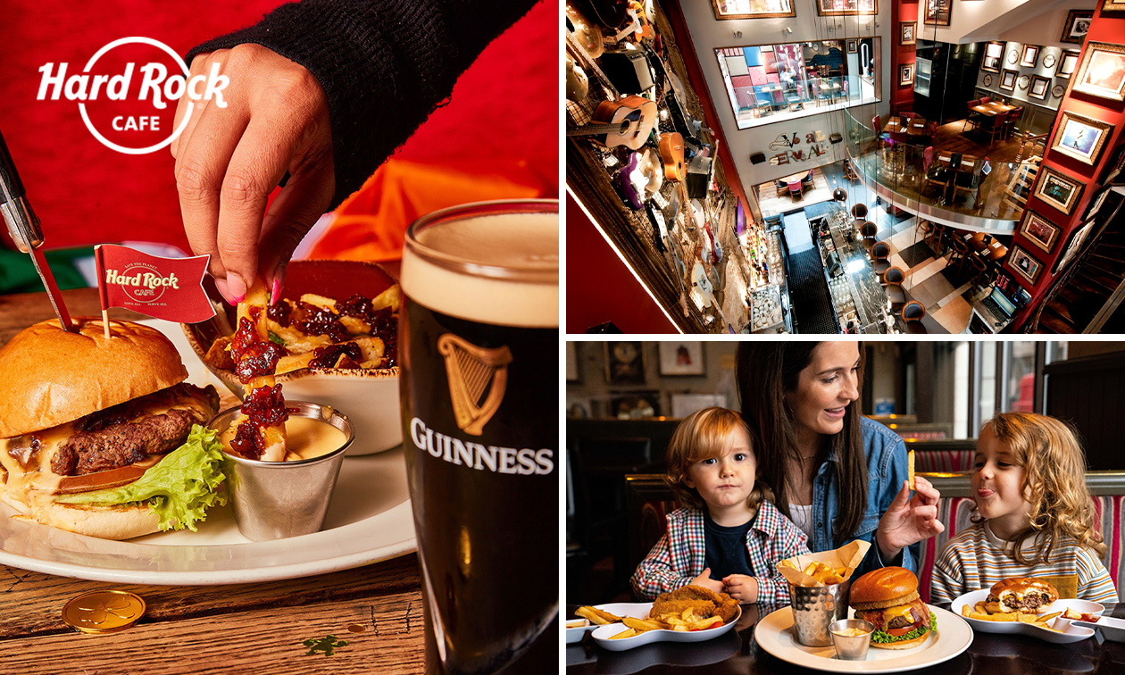 Hard Rock Cafe Brussel, Dîner en 2 services au choix + boisson au Hard ...