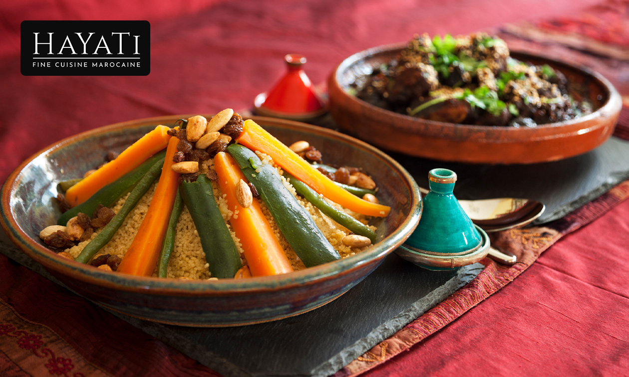 Hayati, Menu en 3 services à la carte près de Namur bespaar 36% in ...