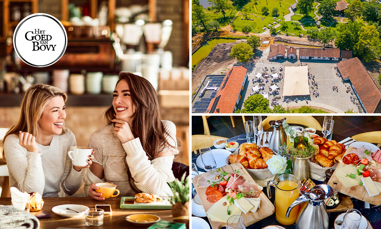 Het Goed van Bovy, Luxe ontbijt + glas cava in een prachtig ...