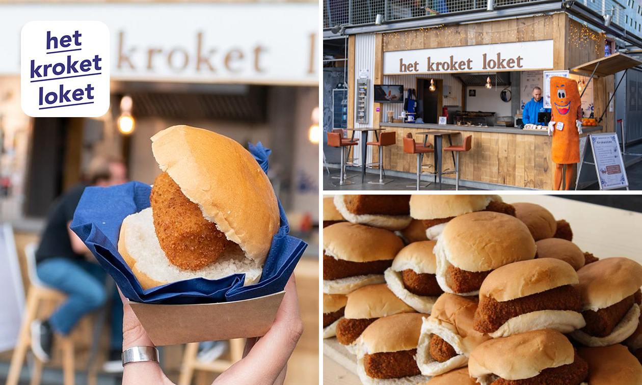 Het Kroket Loket, In de Markthal: 2 broodjes kroket naar keuze bespaar ...