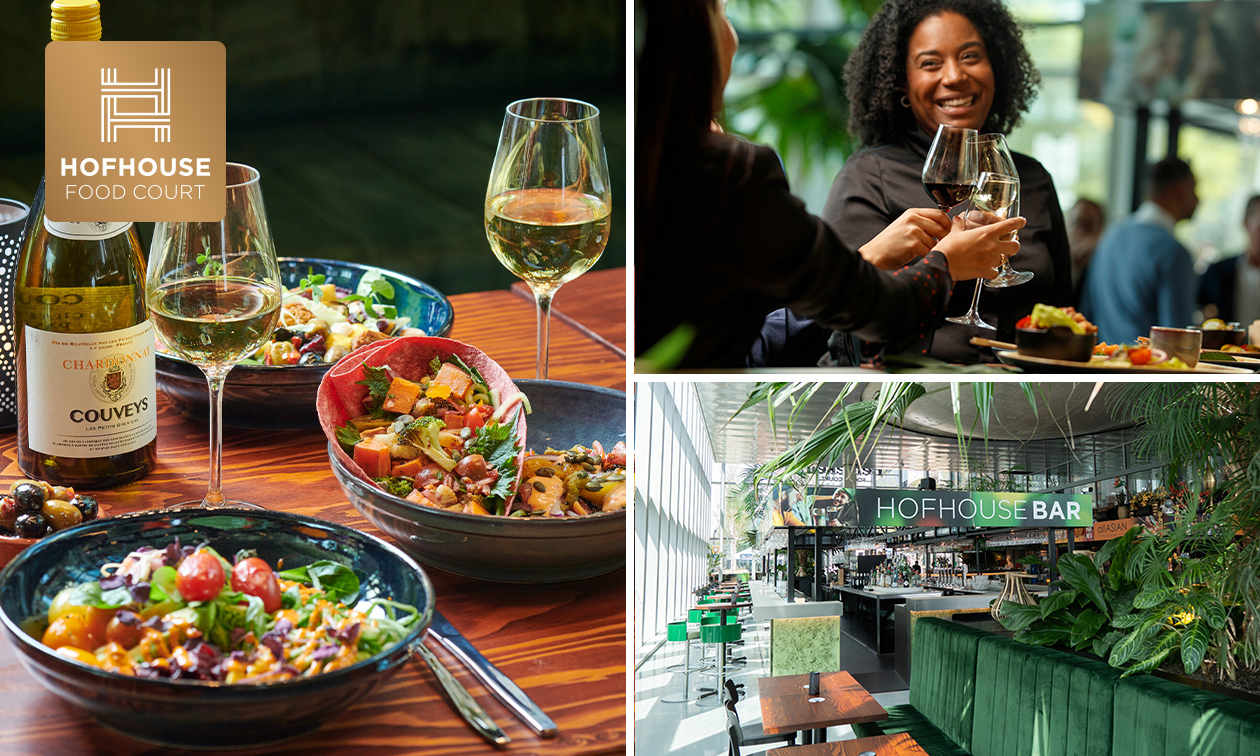 Hofhouse, 2-gangen keuzelunch of -diner of pokébowl + frisdrank ...