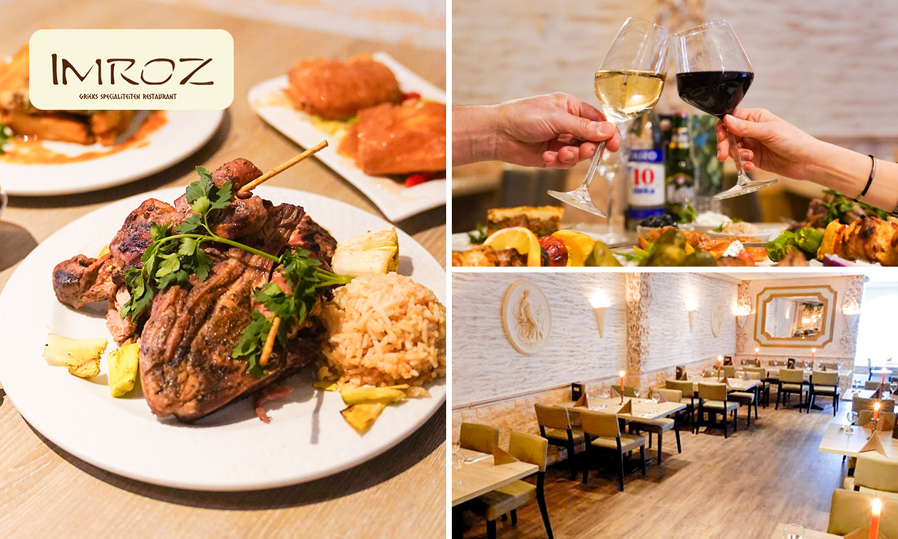 Imroz, Griekse 2-gangen keuzelunch bij Imroz bespaar 38% in Tilburg via ...