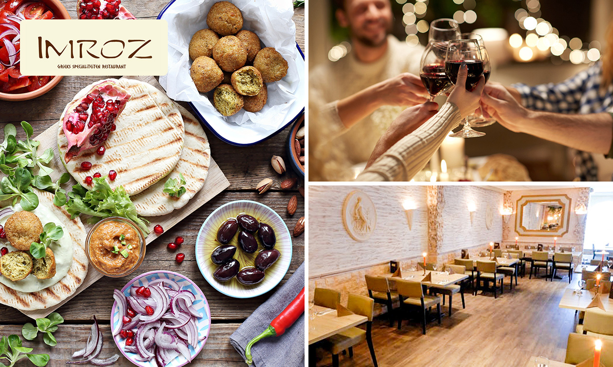 Imroz, Grieks All-You-Can-Eat meze-diner (2,5 uur) bij Imroz bespaar 20 ...