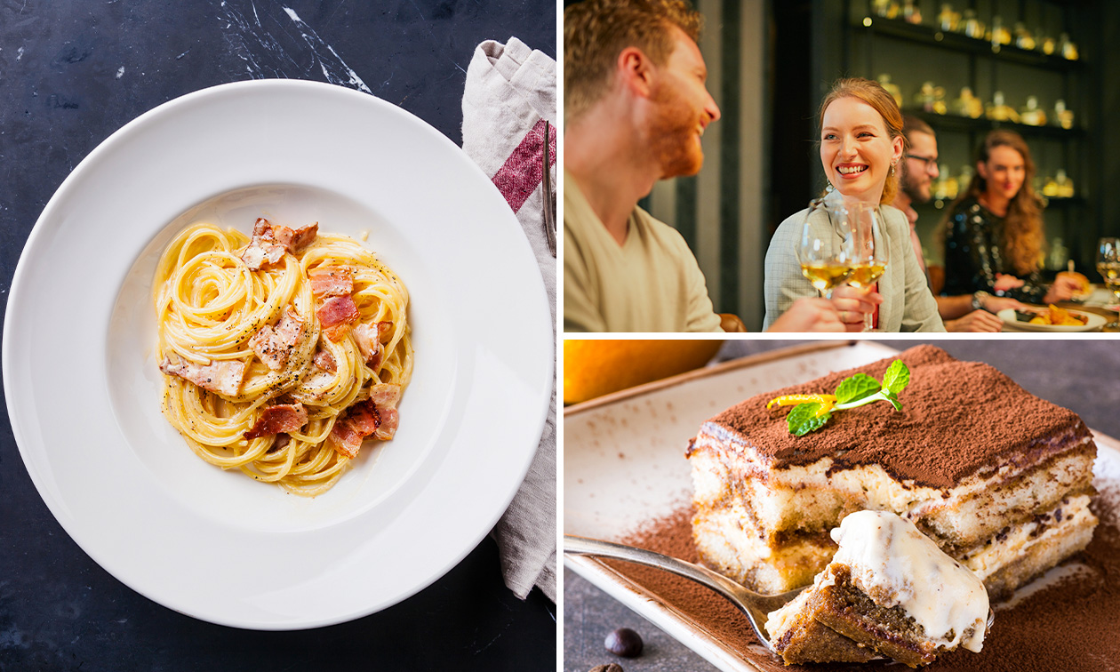 Italiaans Restaurant - La Madonna, Italiaans 3-gangendiner à la carte ...