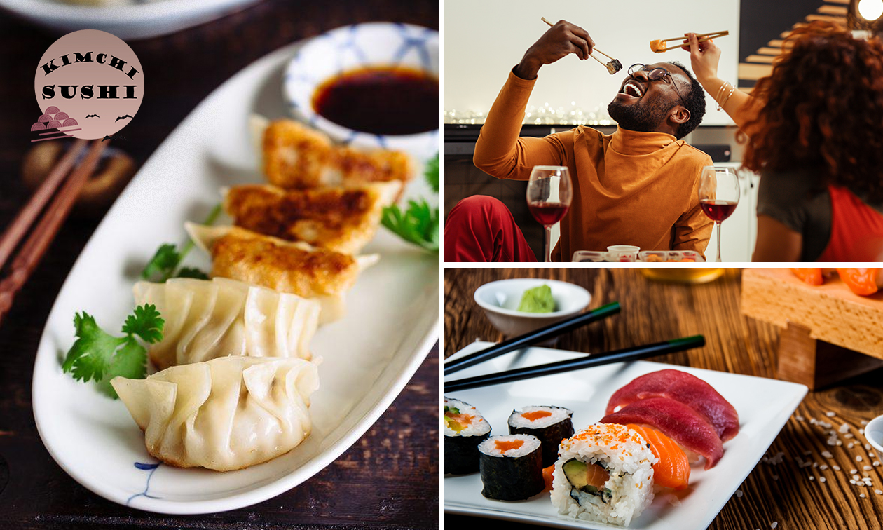 Kimchi Sushi, Luxe sushi menu voor 2 à 3 personen of 2-gangen ...