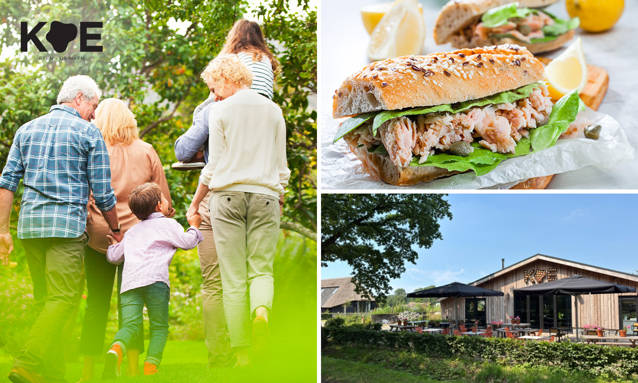 KOE, Wandelarrangement of 2-gangenlunch bij KOE bespaar 43% in Ede-Wageningen via Uit eten in de ...
