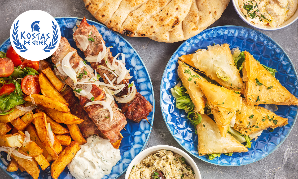 Kostas de Griek, 3-gangen keuzediner + ouzo bij Kostas de Griek bespaar ...