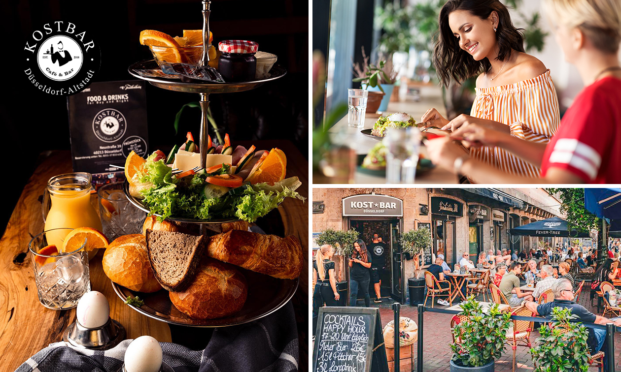 Kostbar Düsseldorf-Altstadt, Großes Frühstück im Herzen von Düsseldorf ...