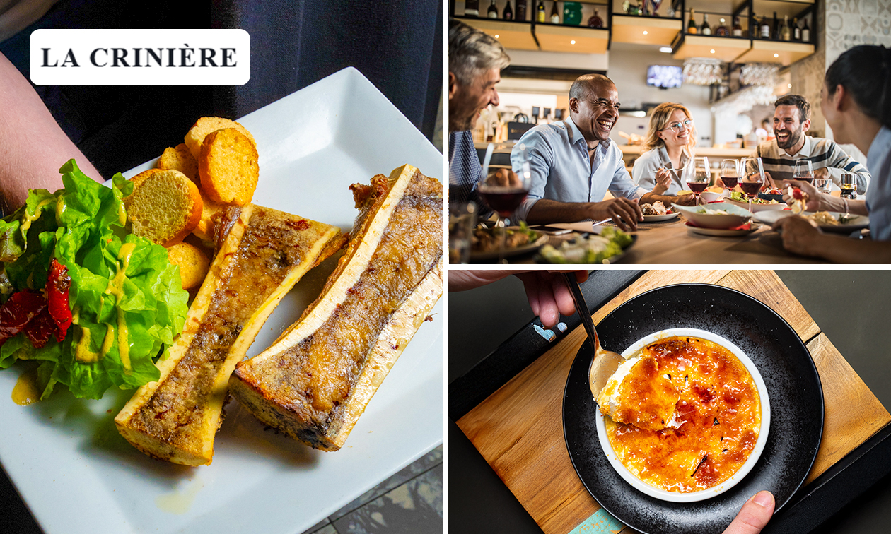 La Crinière, Menu en 2 ou 3 services au choix au coeur de Lille Spare ...