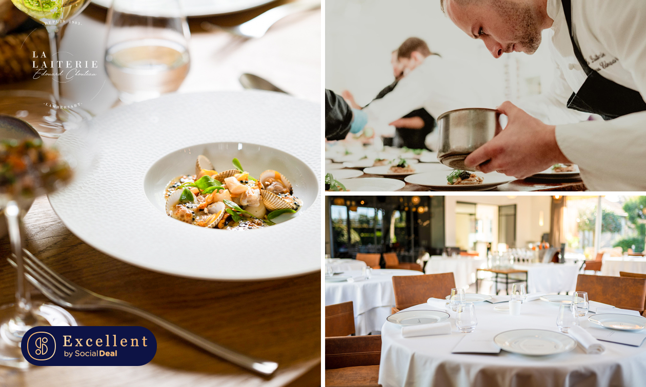 La Laiterie, Menu gastronomique au choix près de Lille bespaar 16% in ...