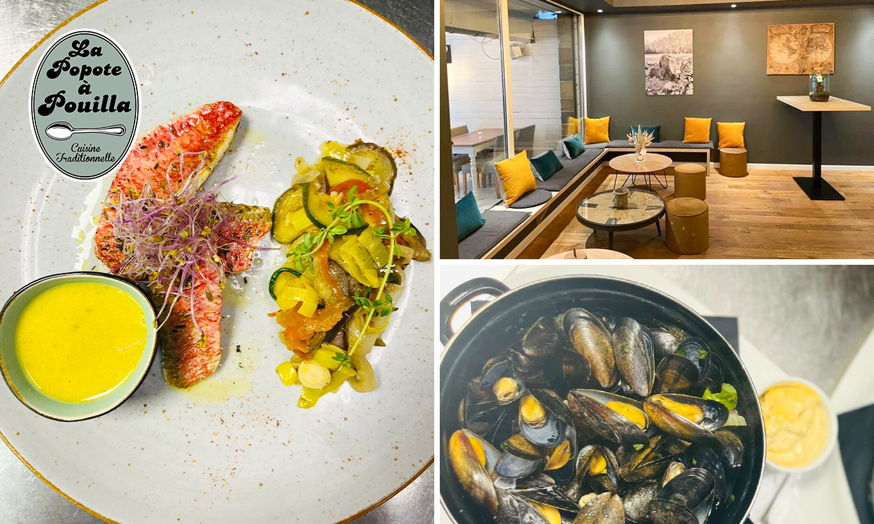 La Popote à Pouilla, Menu 2 ou 3 services à la carte bespaar 34% in ...