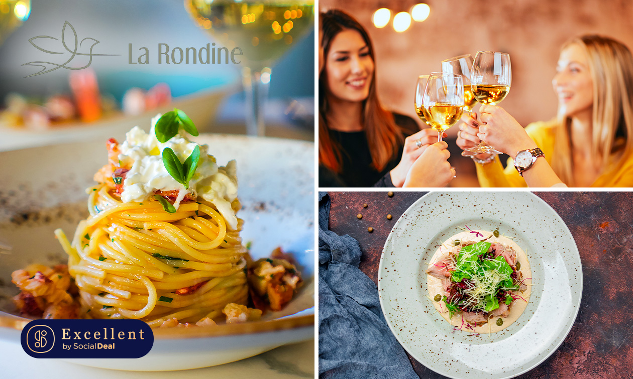 La Rondine, Italiaans 4-gangendiner van de chef bij La Rondine bespaar ...